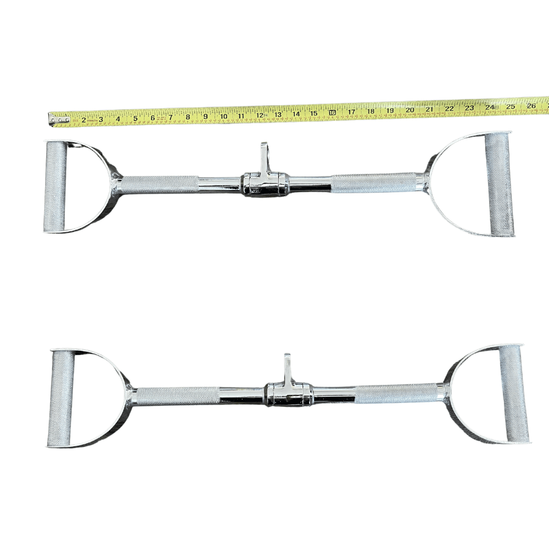 Rotating D-Handle Lat Bar Cable Attachment - Muscle D Fitness - Knurle ...