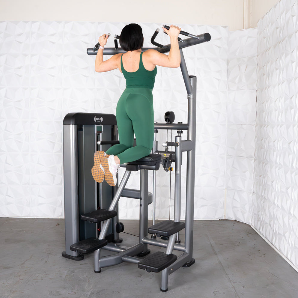 Muscle D Fitness Elite Plus Assisted Chin / Dip - Commercial Grade - A ...