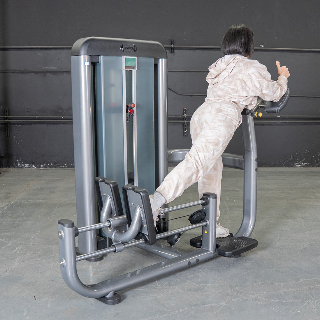 Muscle D Fitness Elite Plus Glute Blaster - Commercial Grade - Pin Sel ...