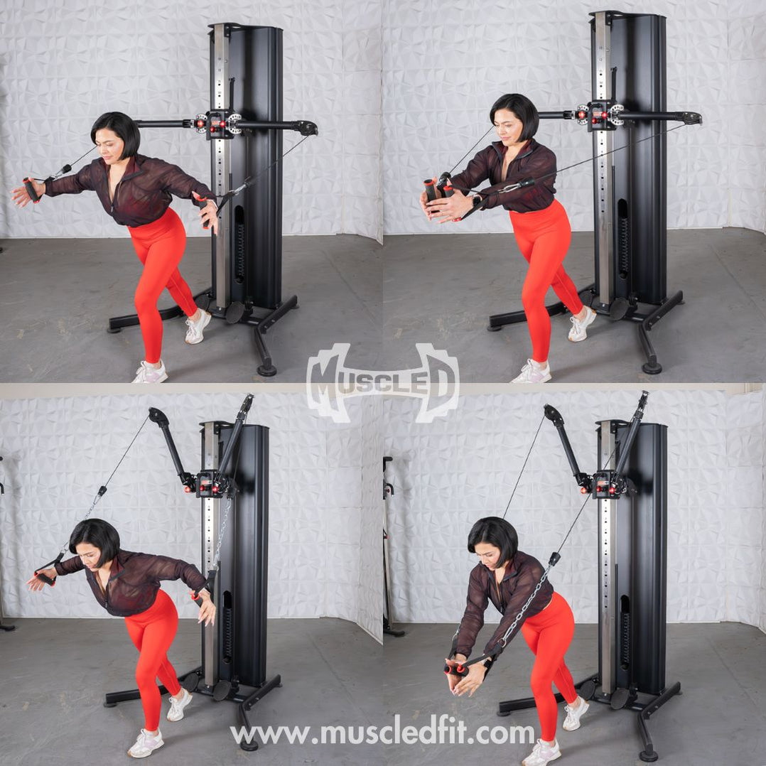 Muscle D Fitness Dual Adjustable Functional Trainer — Peak Flow Fitness