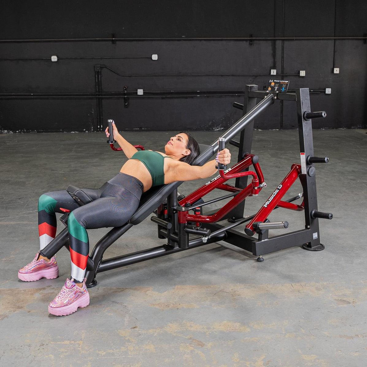 Muscle D Fitness Power Leverage V2 Decline Chest Fly / Most Muscular M ...