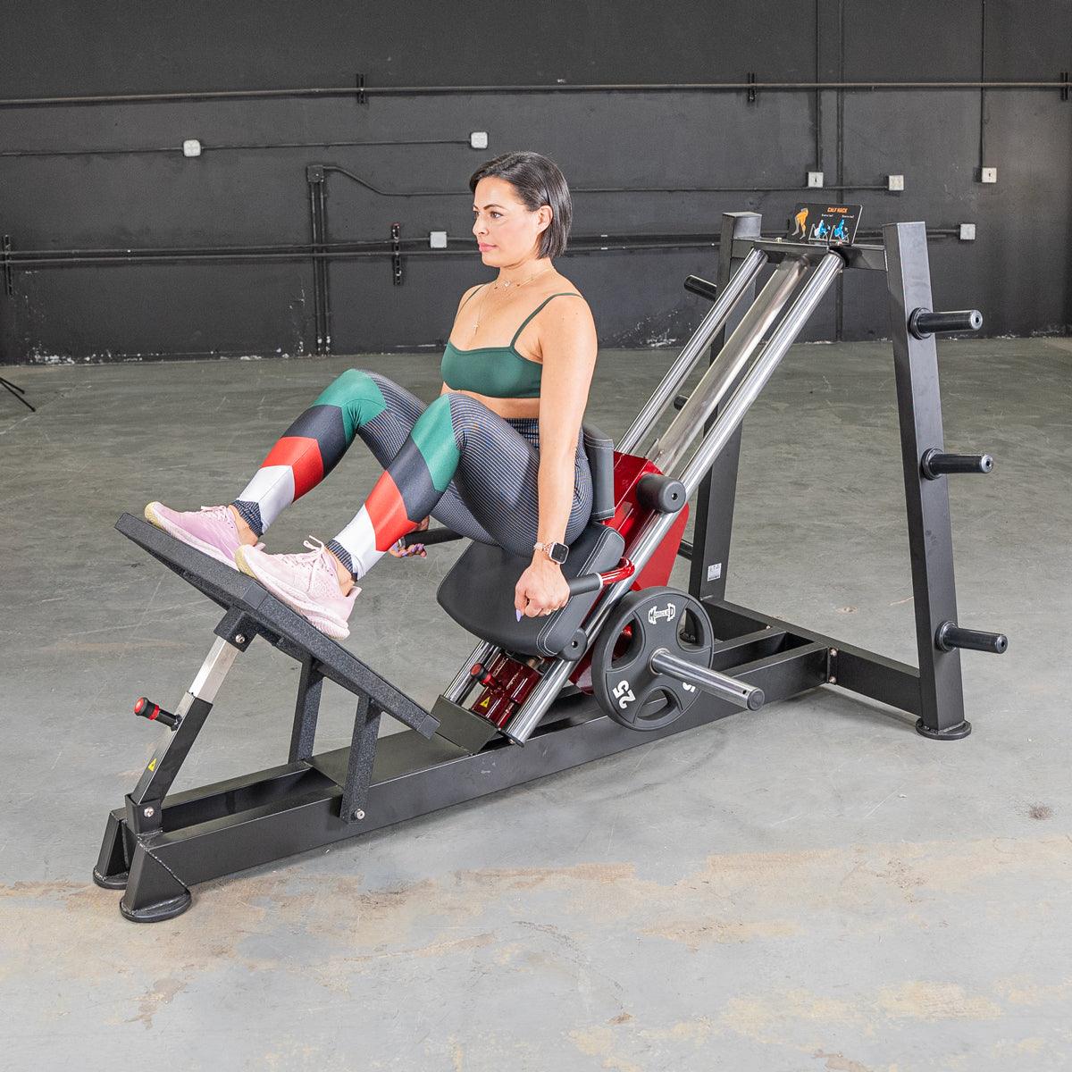 Power Leverage V2 Hack Squat / Calf Raise - Muscle D Fitness — Peak ...
