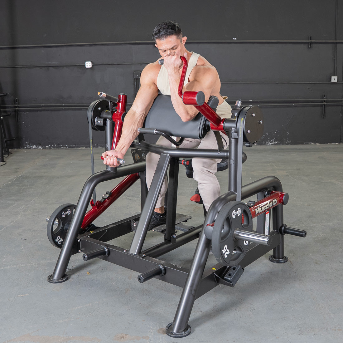 Power Leverage V2 Iso Lateral Biceps Curl / Preacher Curl - Muscle D F ...