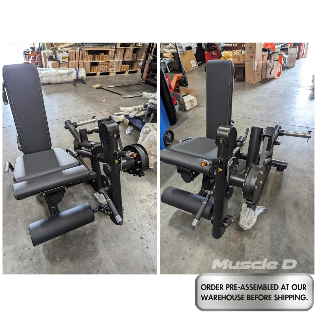 Pro Strength Leg Extension / Prone Leg Curl Combo - Muscle D Fitness ...