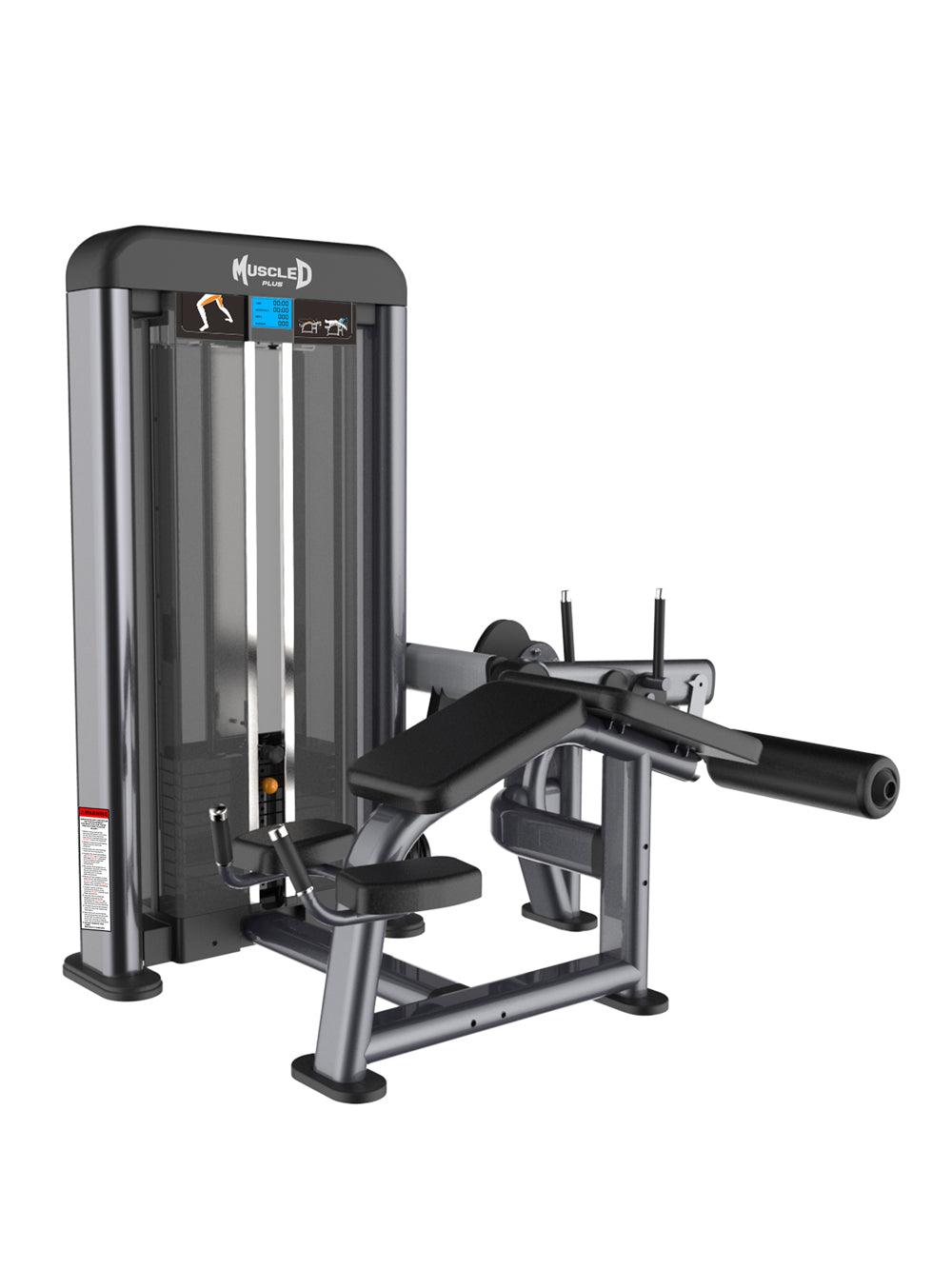 Muscle D Fitness Elite Plus Prone Leg Curl - Commercial - Adjustable S ...