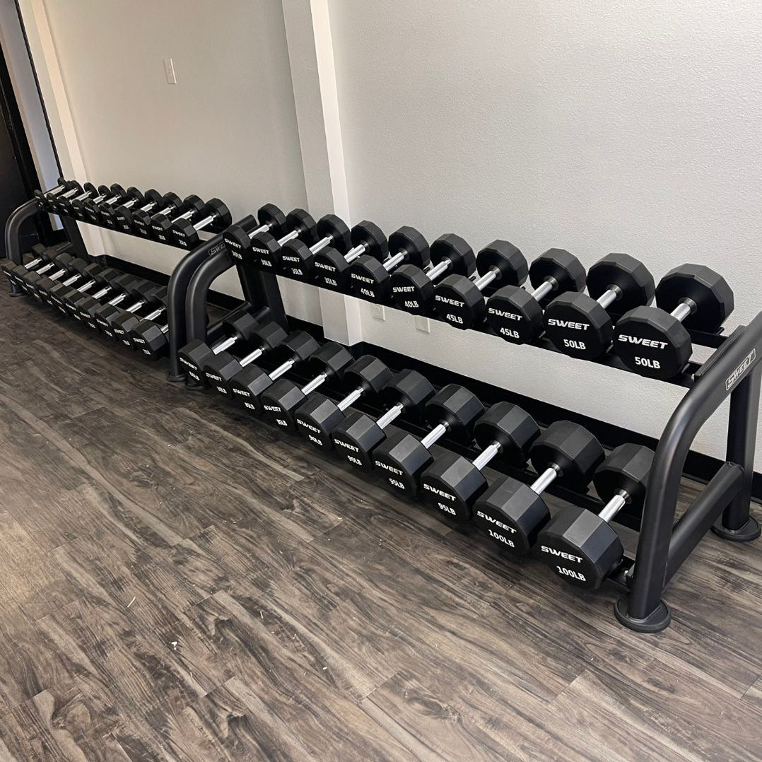 Sweet 2-Tier Dumbbell Rack — Peak Flow Fitness