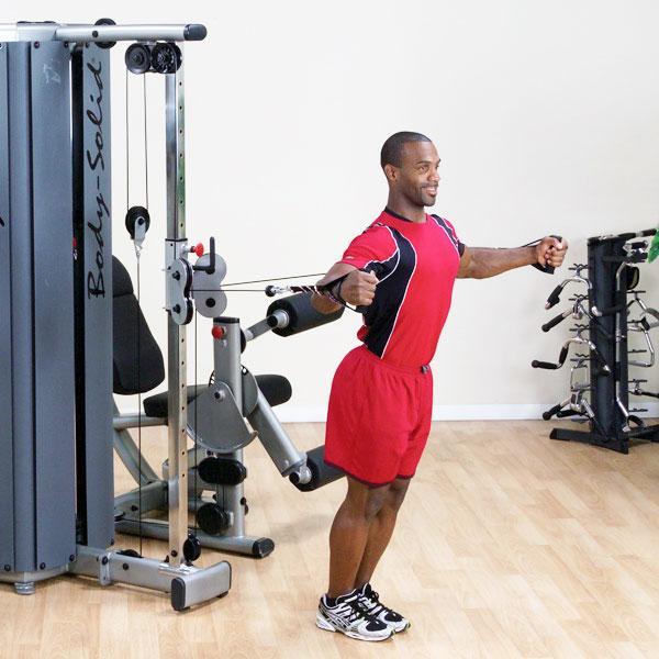 Body Solid Dual Cable Column Machine, Freestanding No Stack - DPCCF ...
