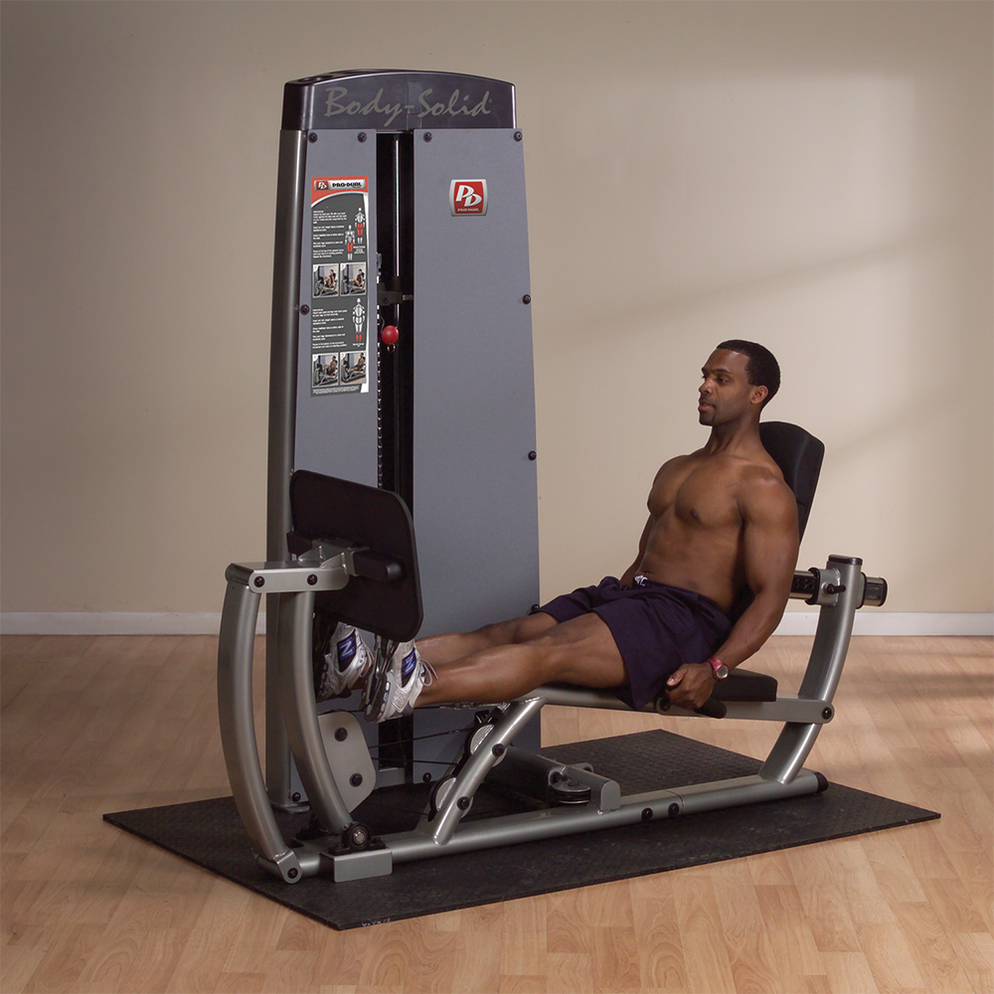Body Solid Dual Leg/Calf Station, DGYM No | Peak Flow Fitness