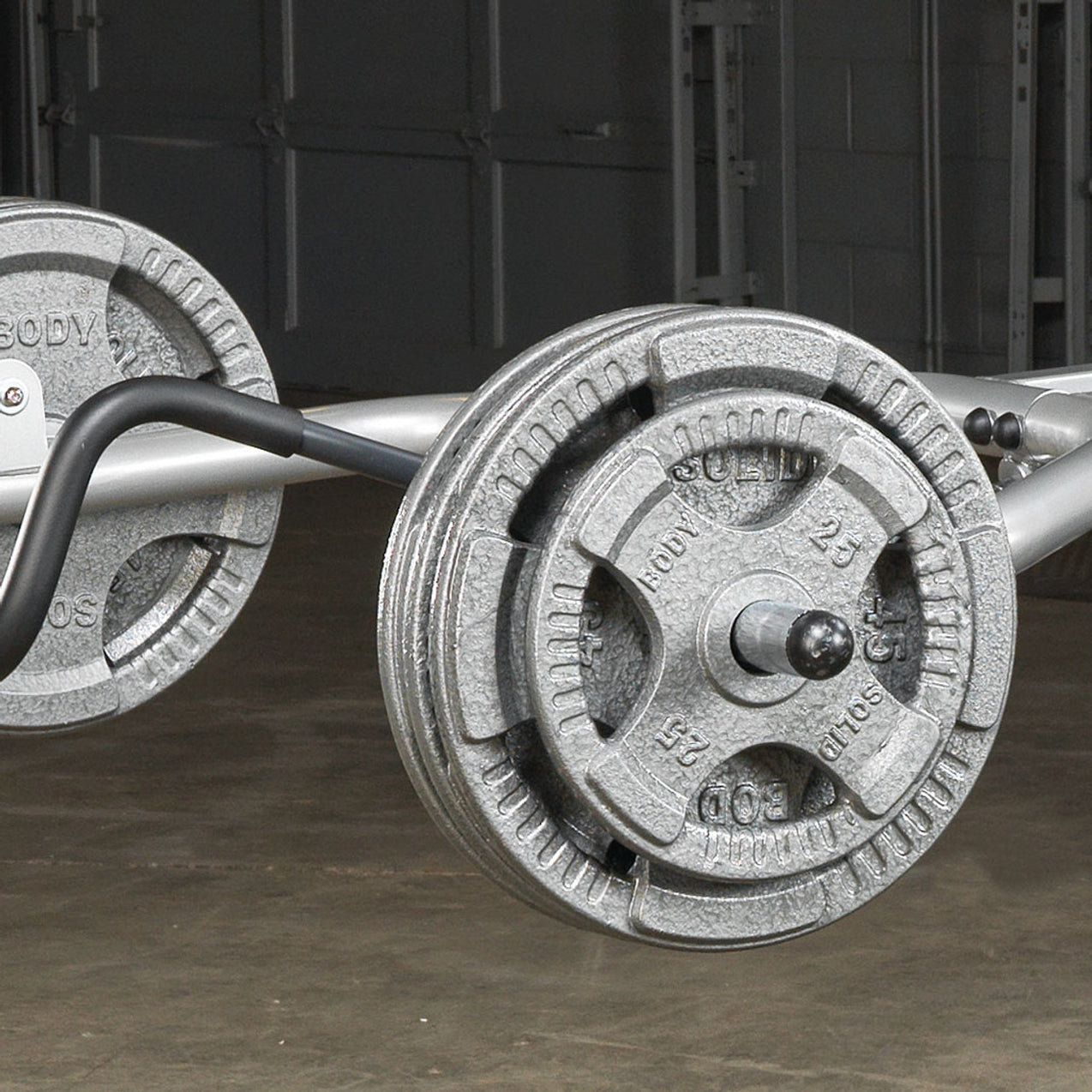 Body Solid Gray Cast Iron Grip Olympic Plates 2.5- 45 lb. - OPT — Peak ...