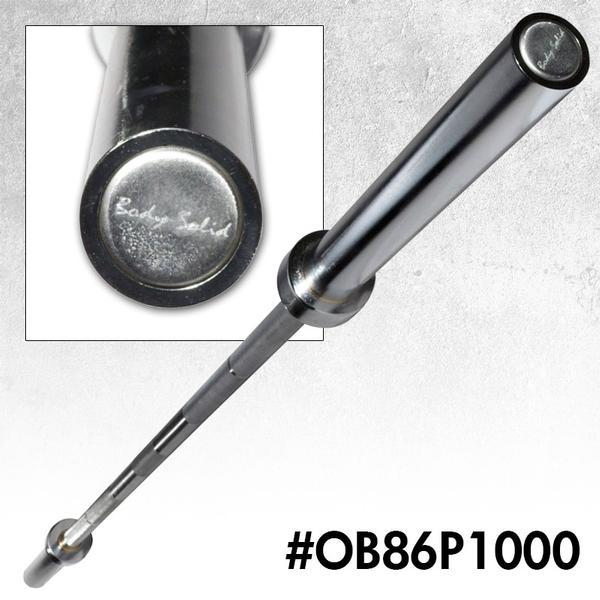 Body Solid Olympic Power Bar 1000lb Test - OB86P1000 — Peak Flow Fitness