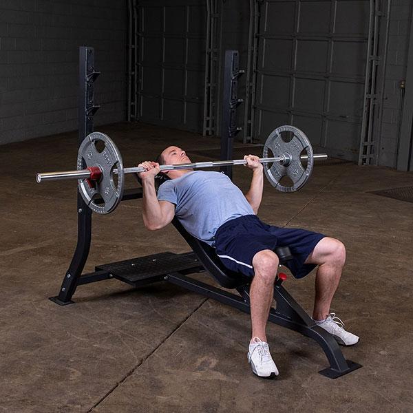 Body Solid Pro Club Incline Olympic Bench - SOIB250 — Peak Flow Fitness