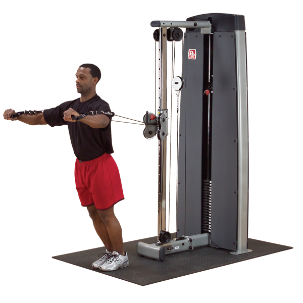 Body Solid ProDual Cable Column Machine with 210lb. Stack - DPCCSF ...
