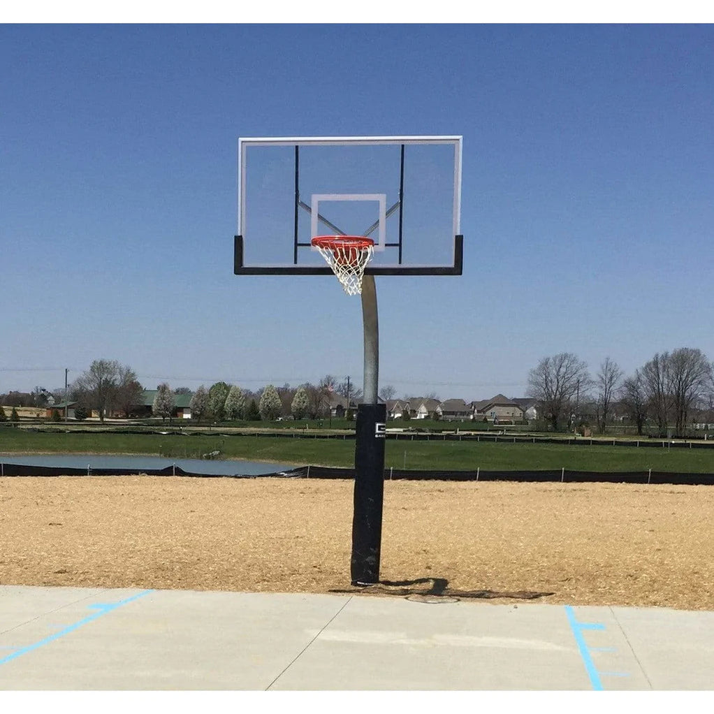 Gared Sports Heavy Duty 5-9/16" O.D. Gooseneck Basketball Package - PK ...