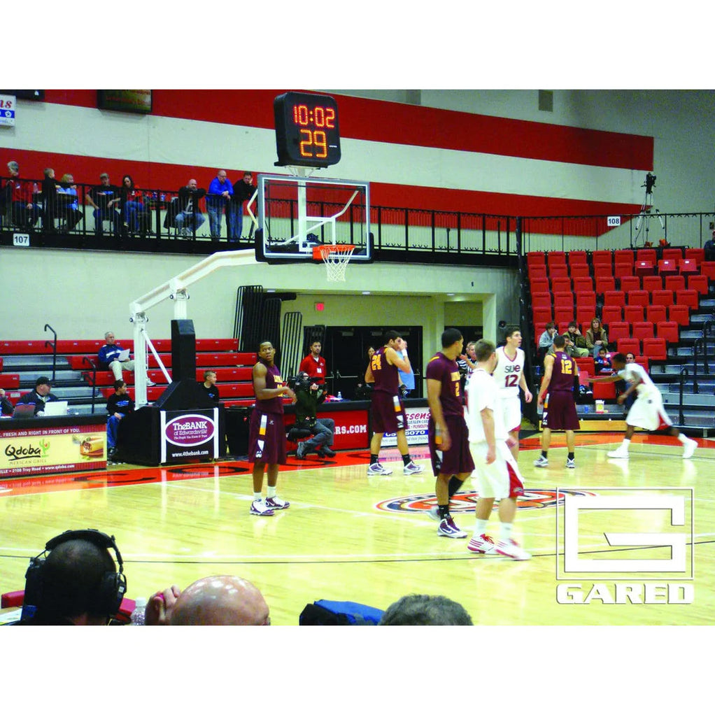 Gared Sports Pro S Spring-Lift Portable Basketball Hoop w/ 8' Boom 961 ...