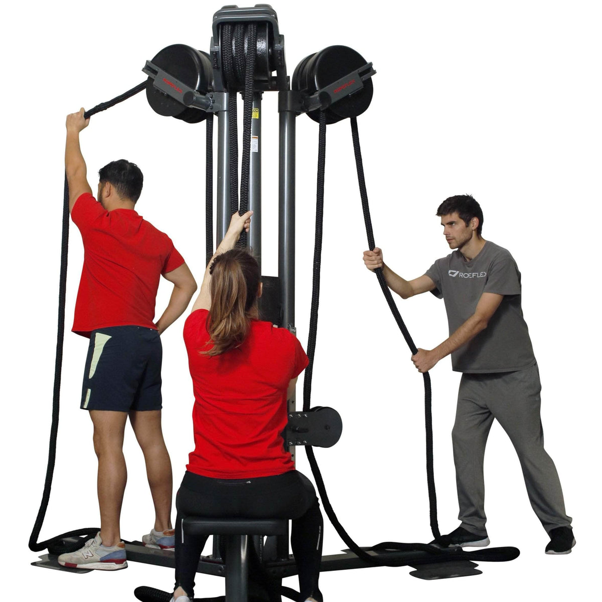 Ropeflex RX2500T Tri-Station Oryx Vertical Rope Pulling Machine | Peak ...