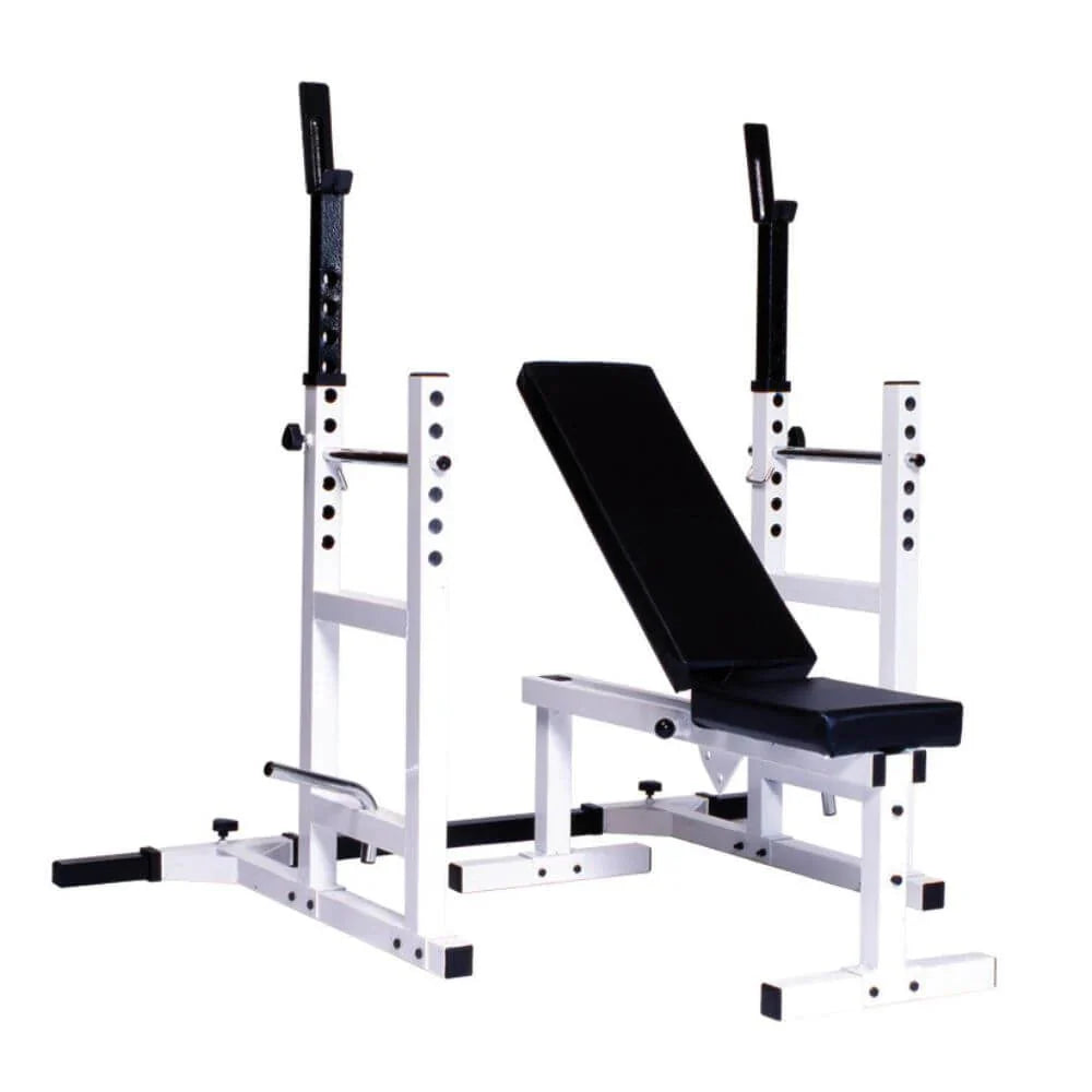 York Barbell Pro Series 209 Squat Rack Bench Combo — Peak Flow Fitness