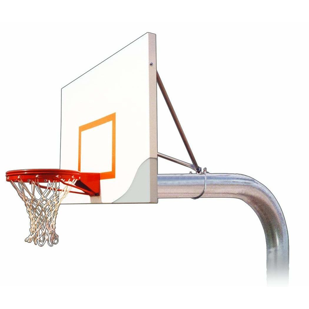 First Team Tyrant Fixed Height In Ground Basketball Goal — Peak Flow ...