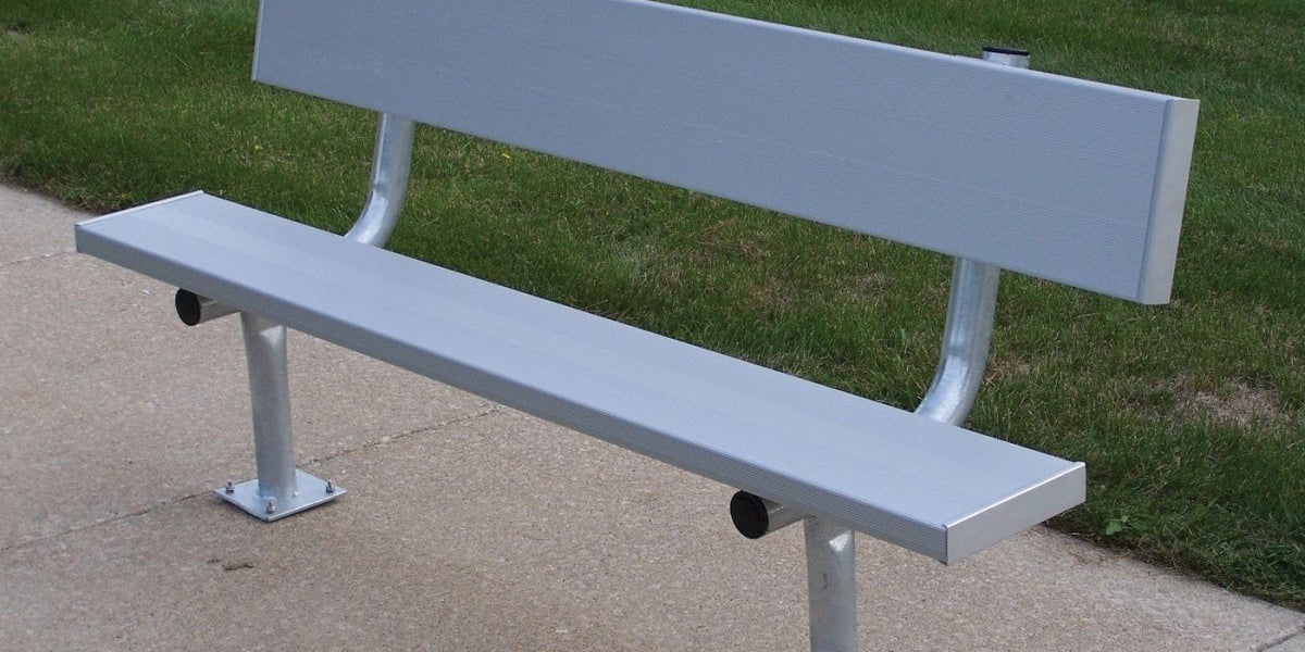 Trigon Sports PB08SMB 8 ft. Surface Mount Team Bench with — Peak Flow ...