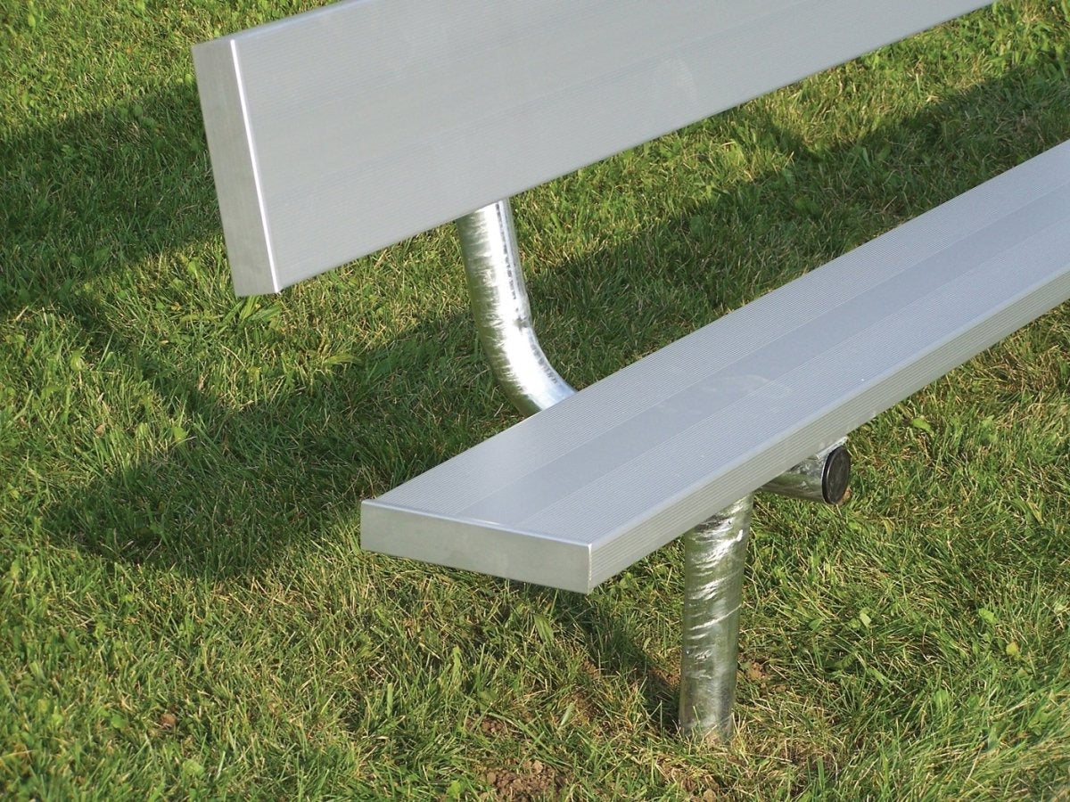 Trigon Sports PB15IGB 15 ft. Permanent Team Bench with Back | Peak Flow ...