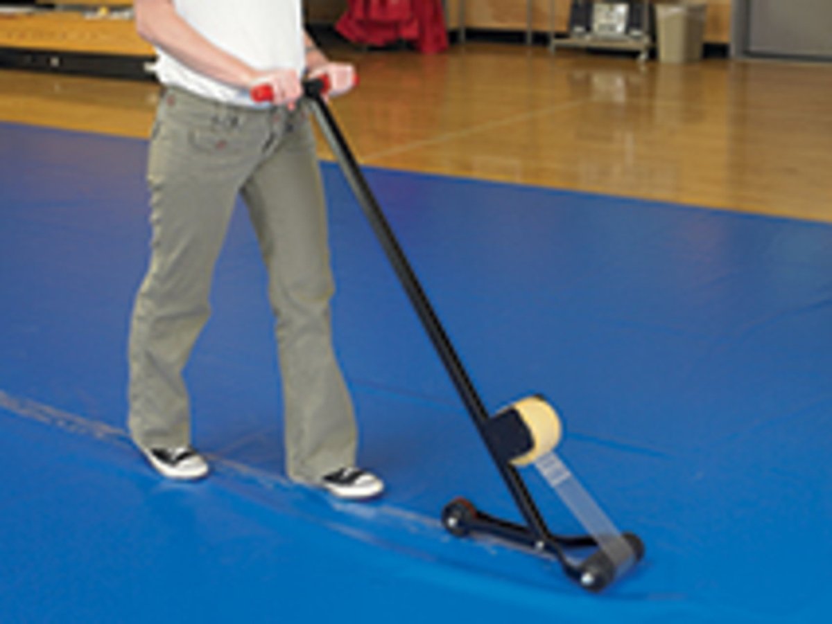 Trigon Sports Walk Behind Tape Dispenser FLRTPD | Peak Flow Fitness